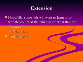 Rainbow lessonplan | PPT