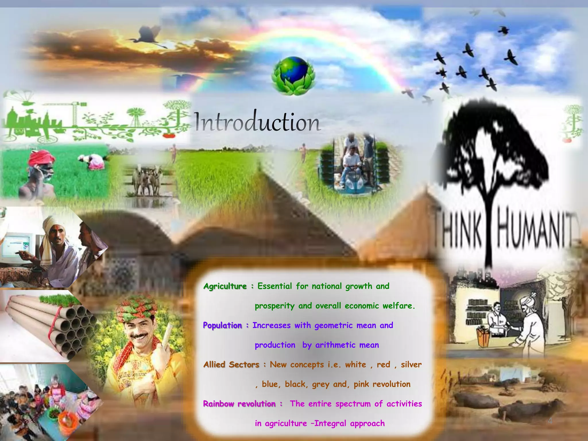 Rainbow revolution in Agriculture-a step towards sustainability | PPTX