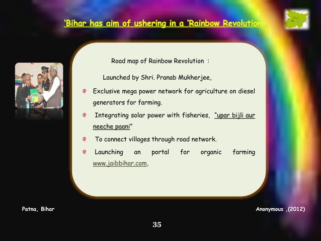 Rainbow revolution in Agriculture-a step towards sustainability | PPTX | Agriculture | Industries
