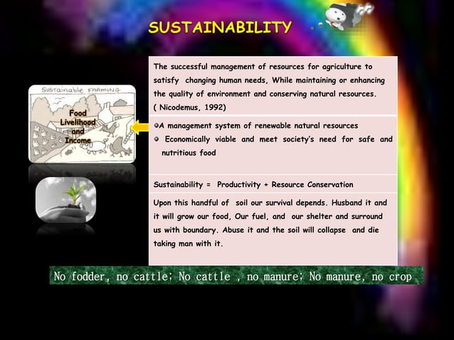 Rainbow revolution in Agriculture-a step towards sustainability | PPTX | Agriculture | Industries