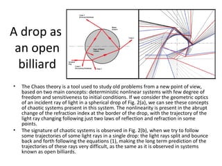 Rainbows, billiards and chaos | PPT