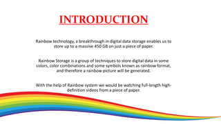 Rainbow technology | PPT