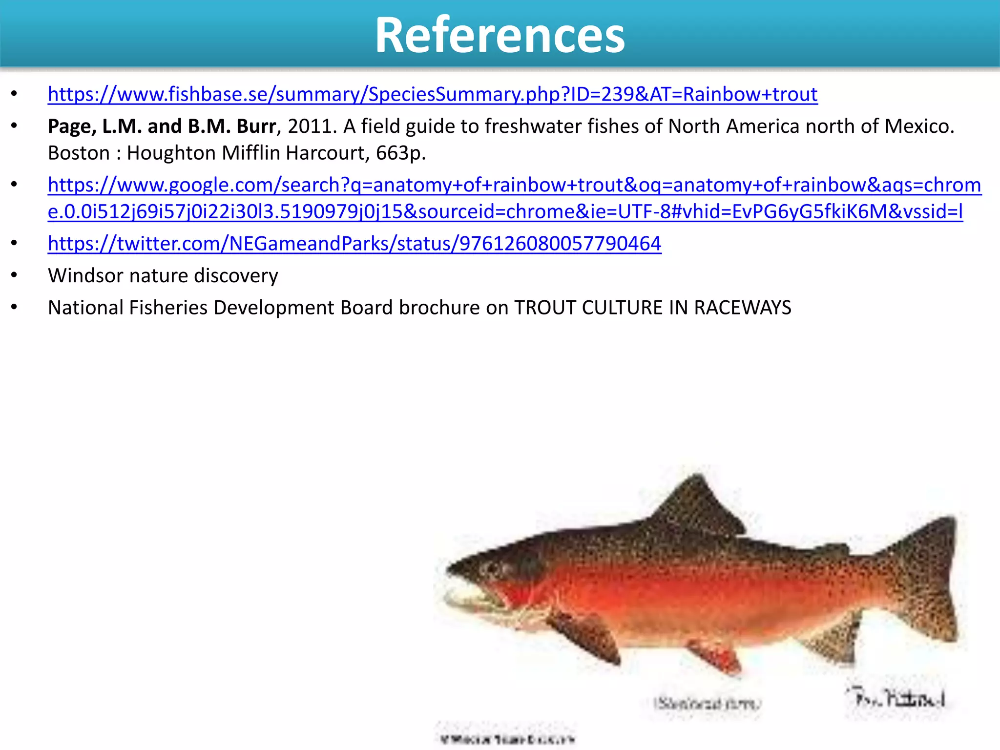 Rainbow Trout biology and farming by B.pptx