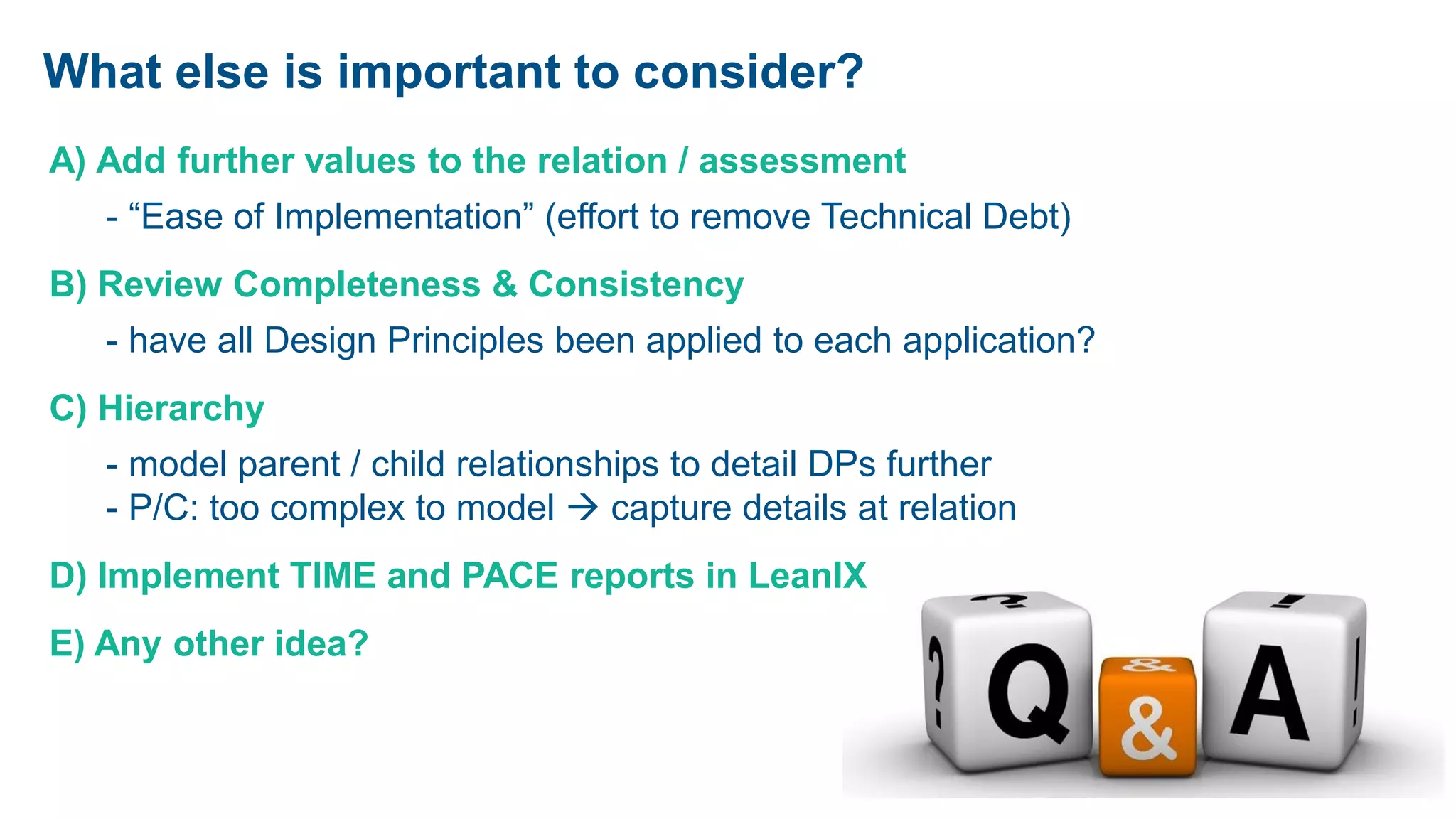 Application Harmonisation using Design Principles in LeanIX | PDF