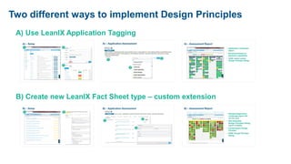 Application Harmonisation using Design Principles in LeanIX | PDF