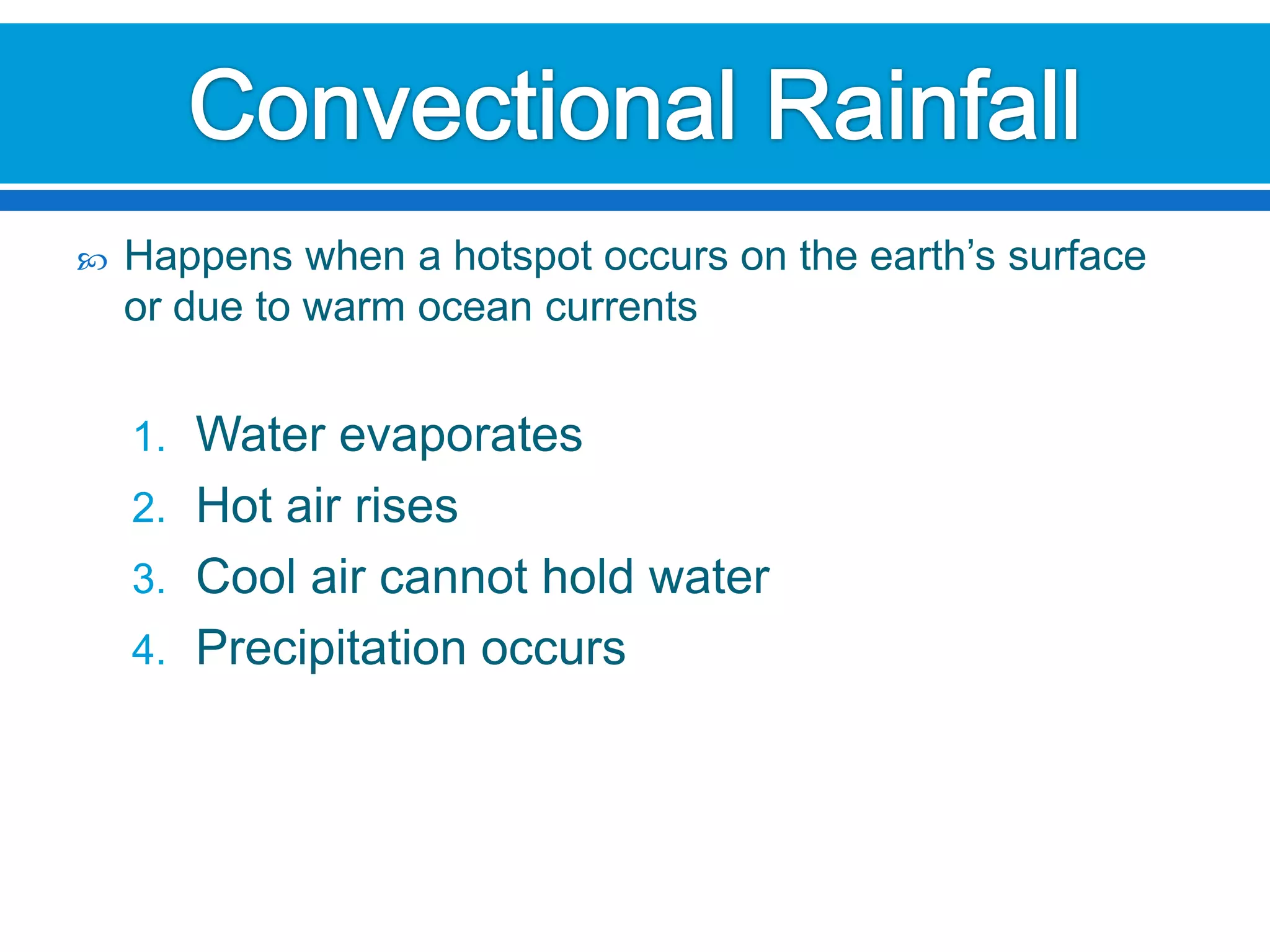 Types of Rainfall | PPTX