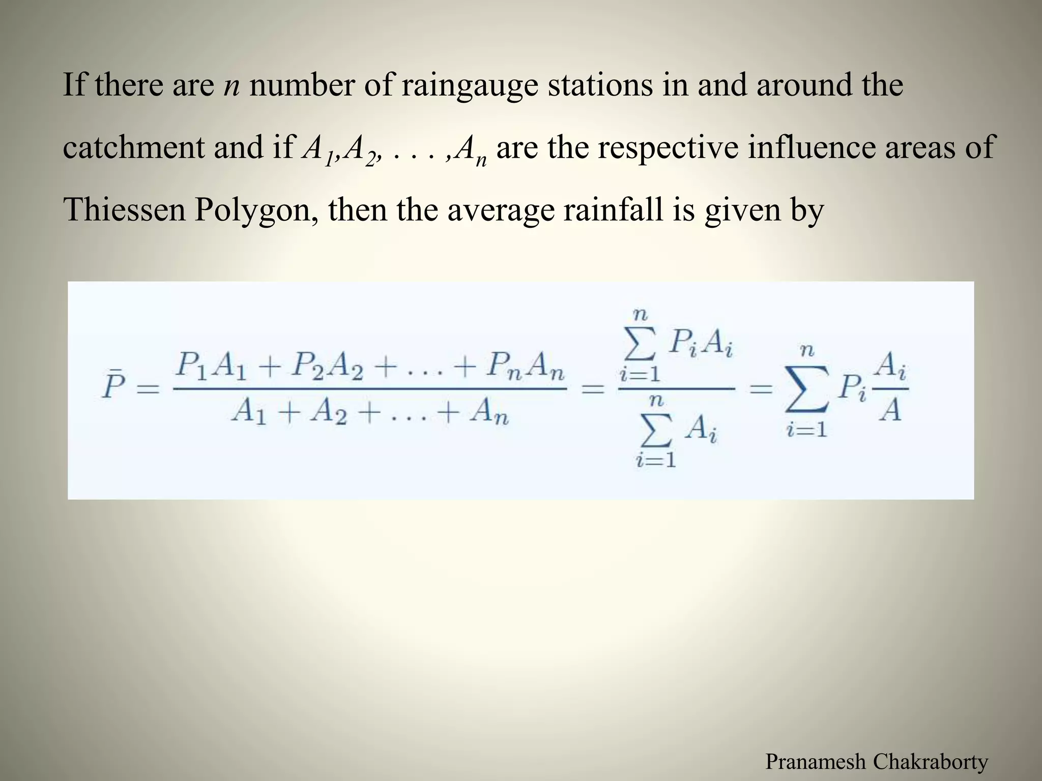 Rainfall measurement methods | PPTX