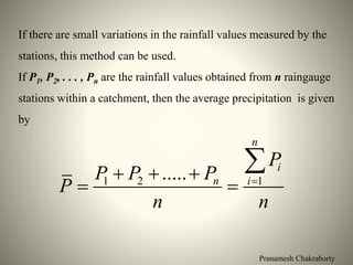 Rainfall measurement methods | PPTX