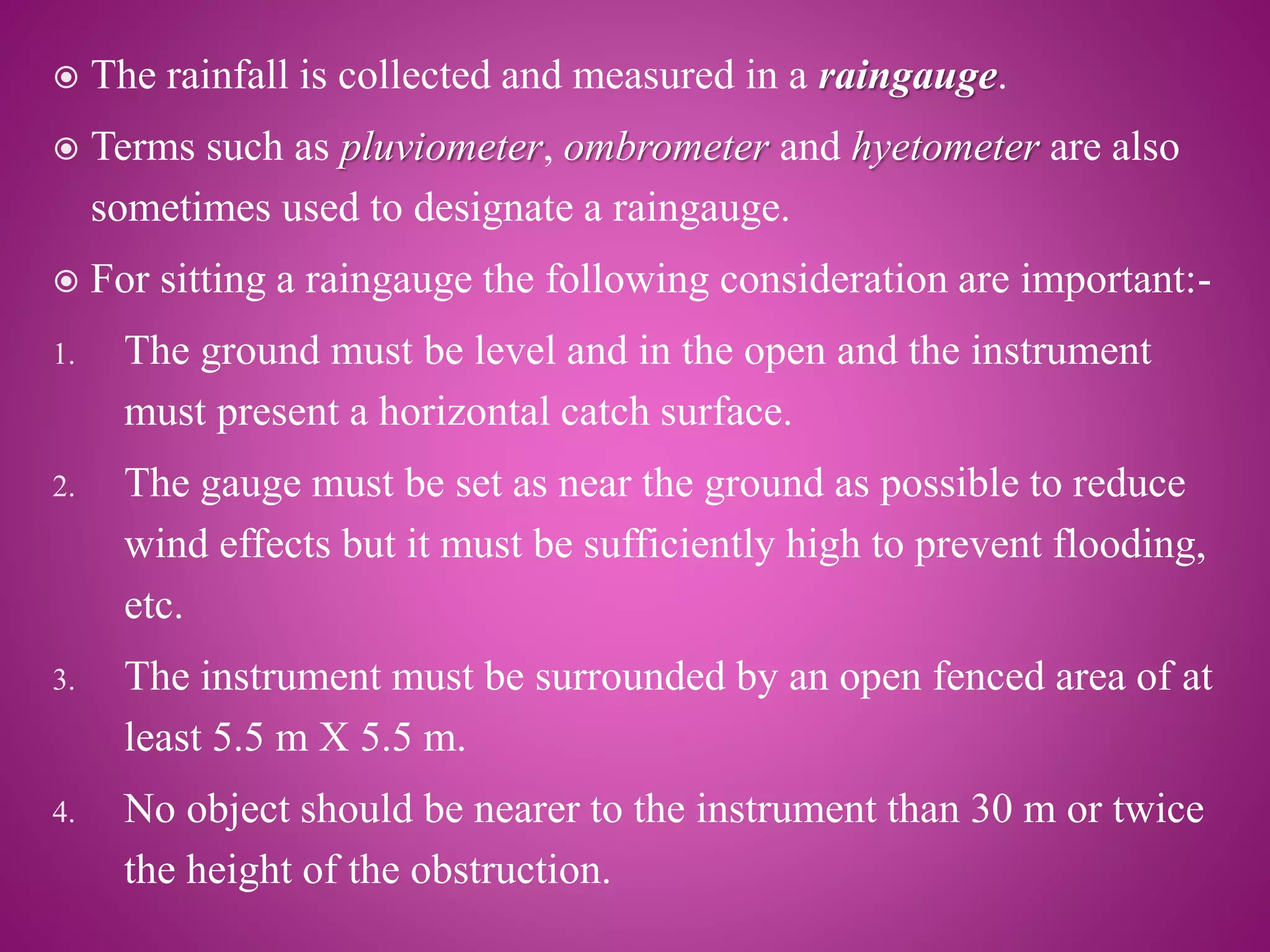 Rainfall presentation in ppt | PPTX
