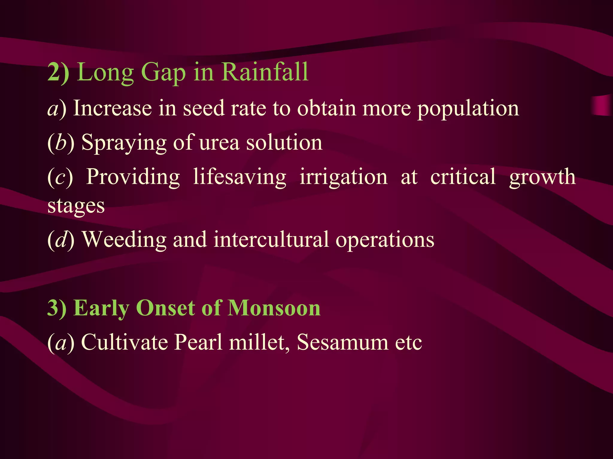 Rainfed agriculture lecture no1 | PPTX