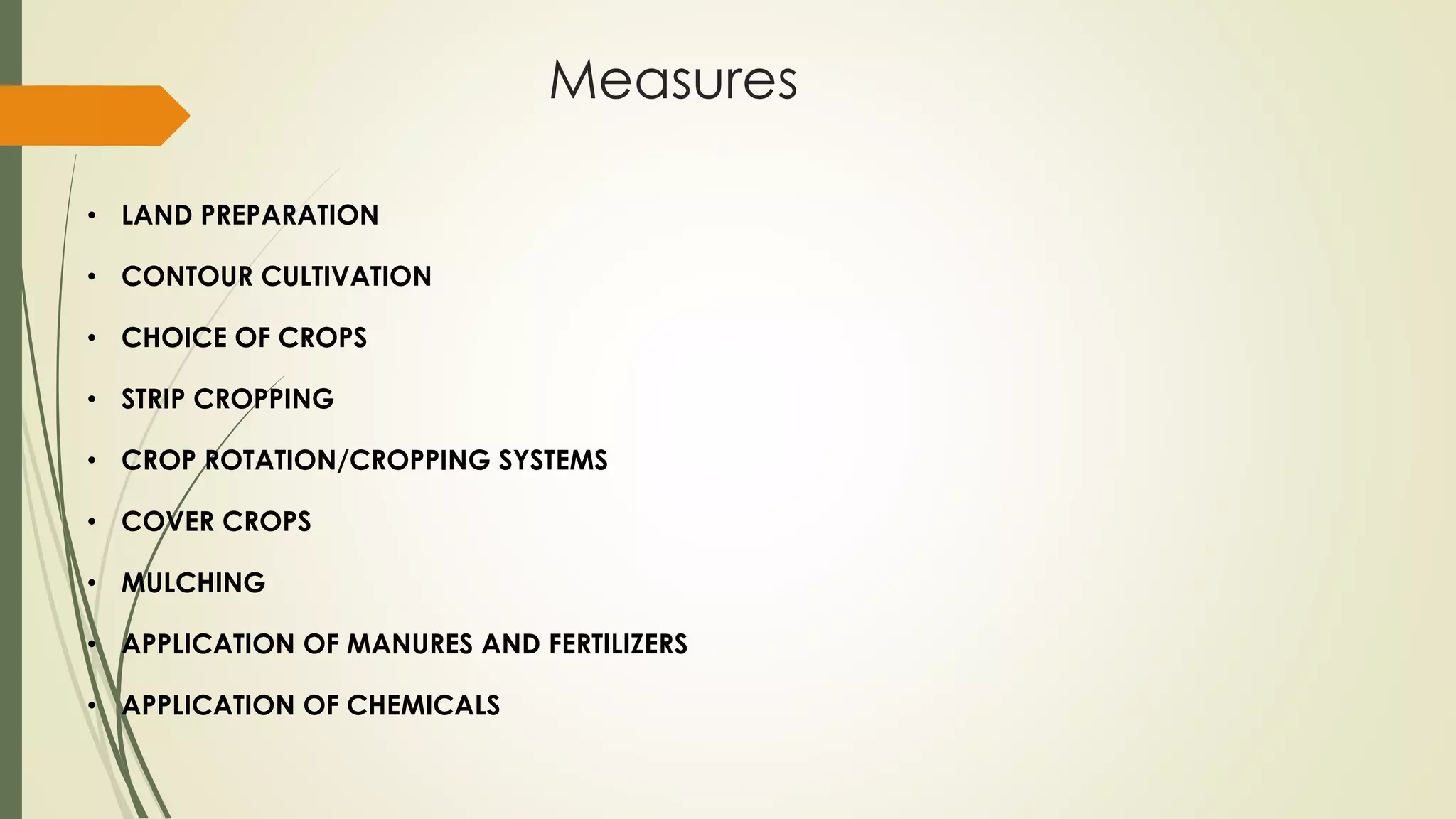 Soil and Water Conservation | PPTX