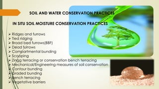 Soil and Water Conservation | PPTX