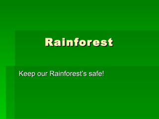 Rainforest | PPT