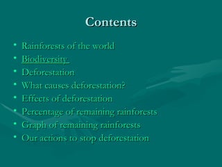 Rainforest Presentation | PPT