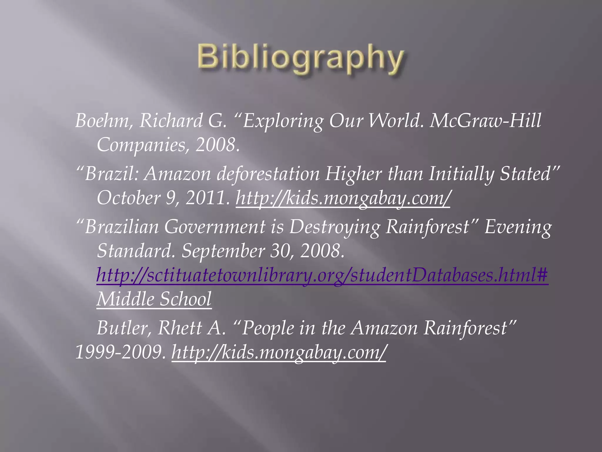 Rainforest research project powerpoint guidelines & model | PPTX