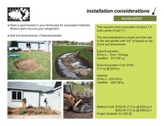 Rain Garden Design and Installation Manual - EcoServ | PPT