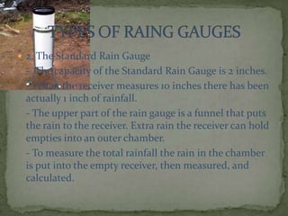 Rain gauge pd.5 | PPTX | Weather | Science