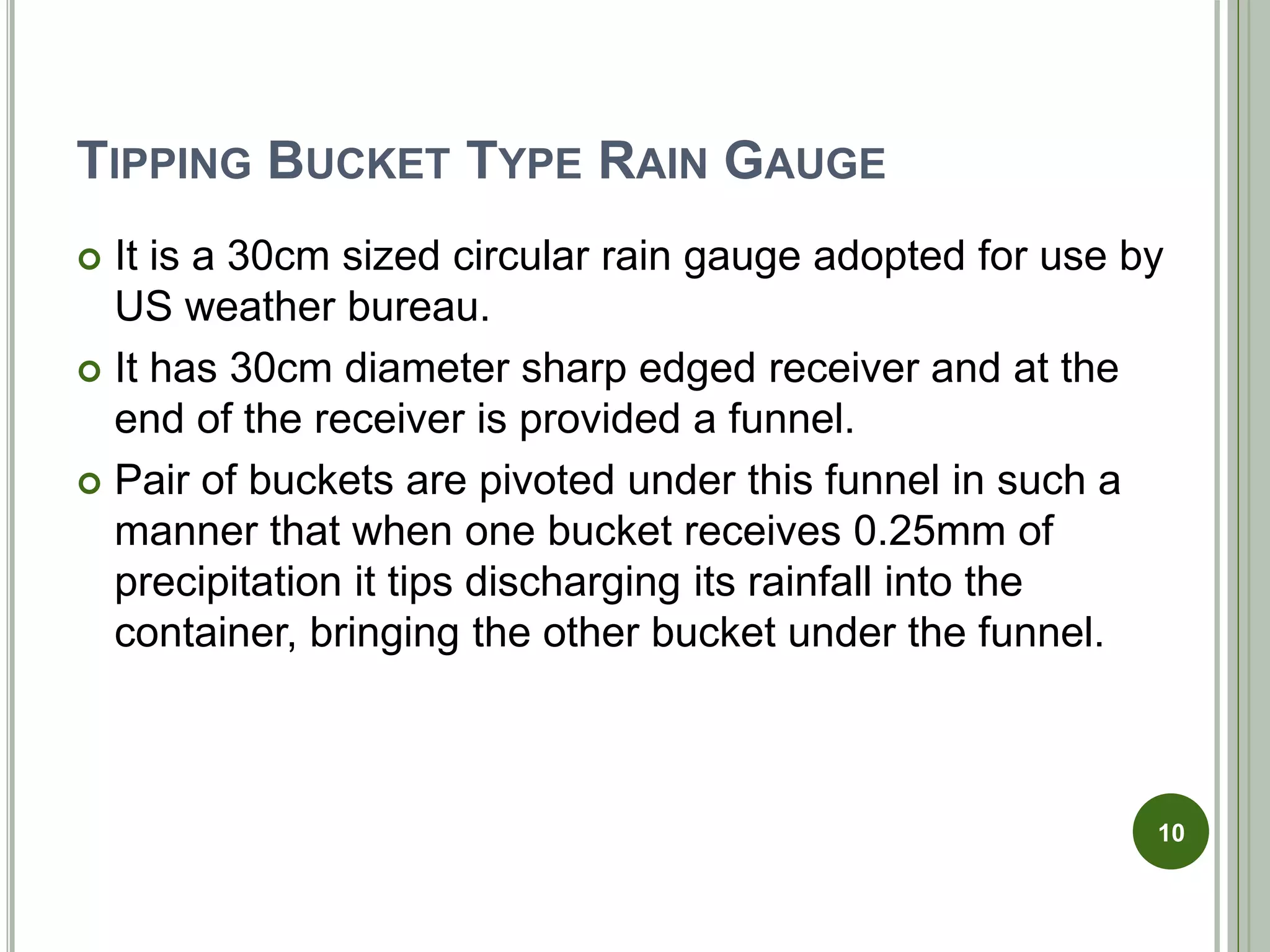 Rain gauges | PPTX