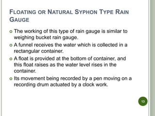 Rain gauges | PPTX
