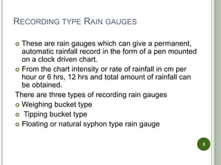Rain gauges | PPTX