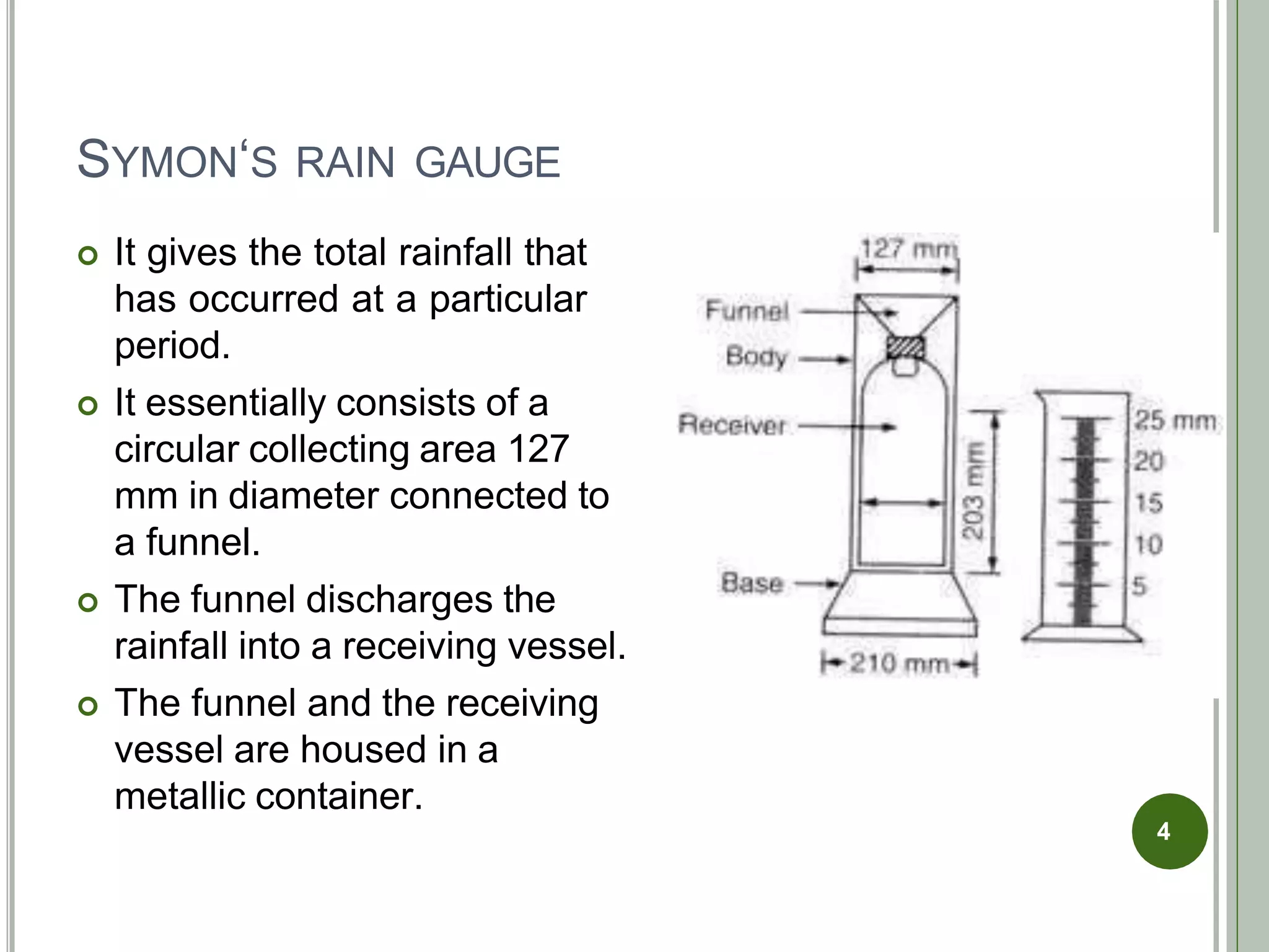 Types Of Rain Gaugespptx