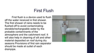 Rain harvesting system | PPTX