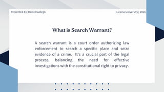 Search Warrant Simple Explanation in the Philippines | PDF