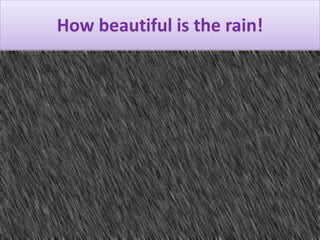 Rain in summer (poem) | PPTX