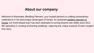 Rainmaker Wedding Planners. | PPT