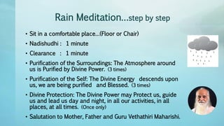 Rain meditation 6.5.21