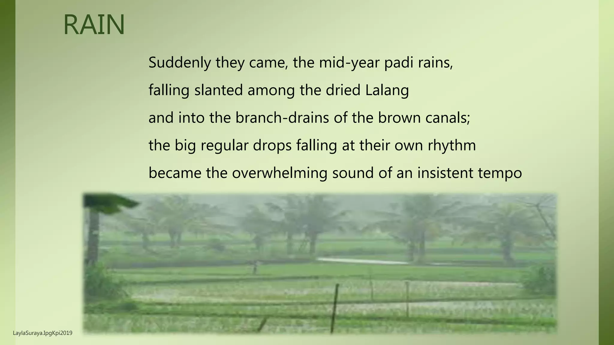 Rain Muhammad Haji Salleh | PPTX