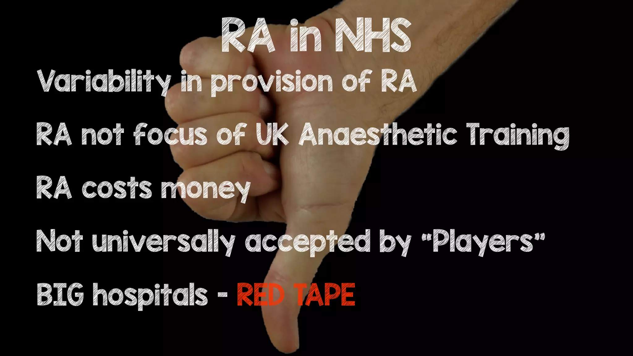 Regional Anaesthesia in a Nationalised Healthcare System | PPT