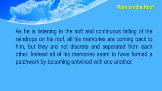 Rain on the roof poem | PPSX