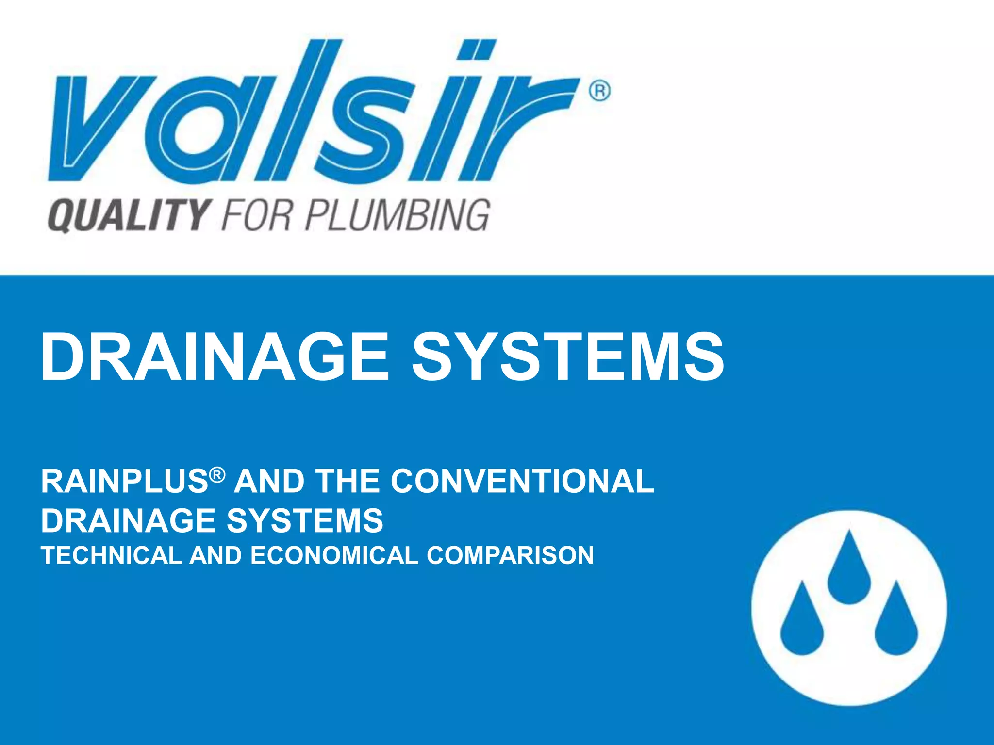 Rainplus Siphonic vs Conventional Drainage | PPSX