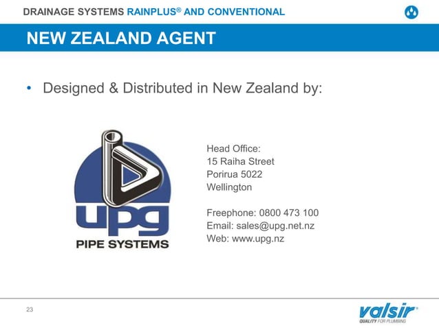 Rainplus Siphonic vs Conventional Drainage | PPSX