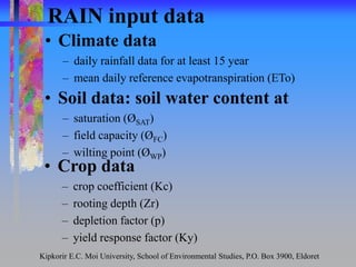 RAIN software | PPT