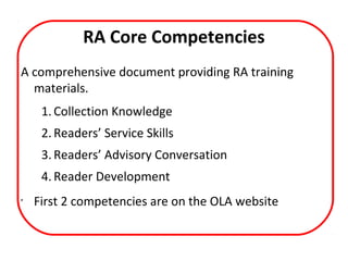 Ra in public libraries | PPT | Publishing Industry | Industries