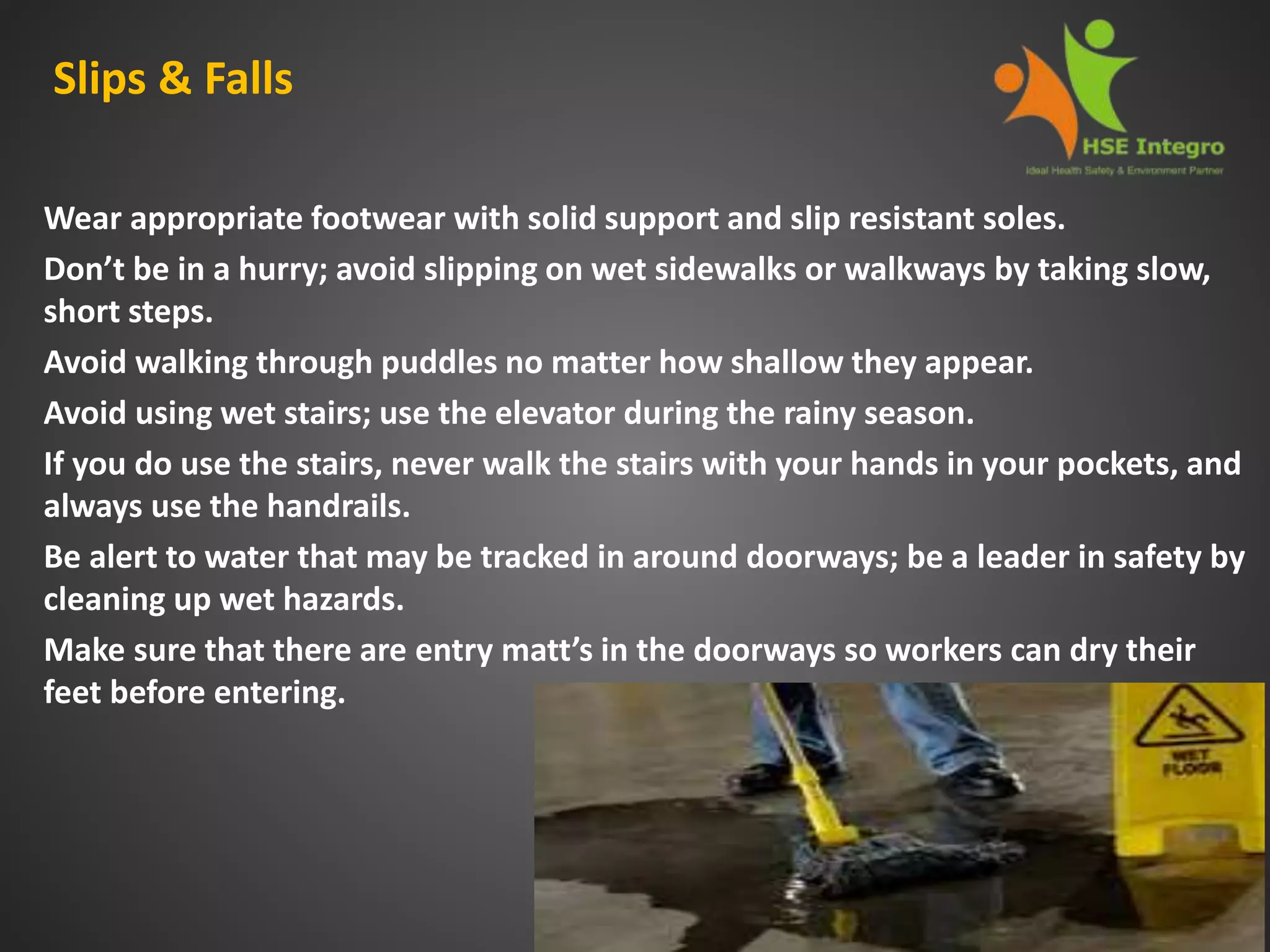 RAIN SAFETY by HSE INTEGRO | PPTX