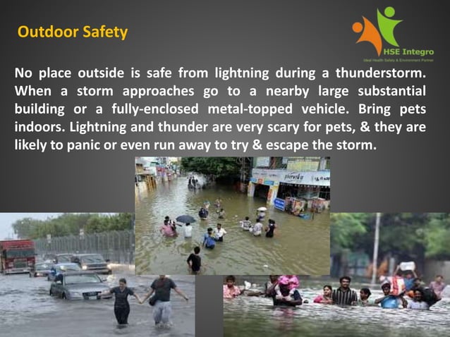 RAIN SAFETY by HSE INTEGRO | PPTX | Weather | Science