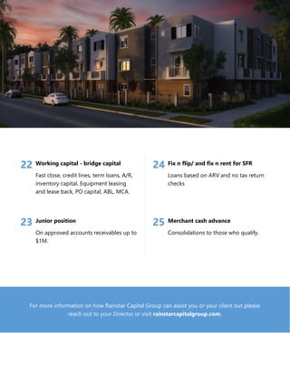 Rainstar Capital Group Top 25 Capital Markets Programs | PDF