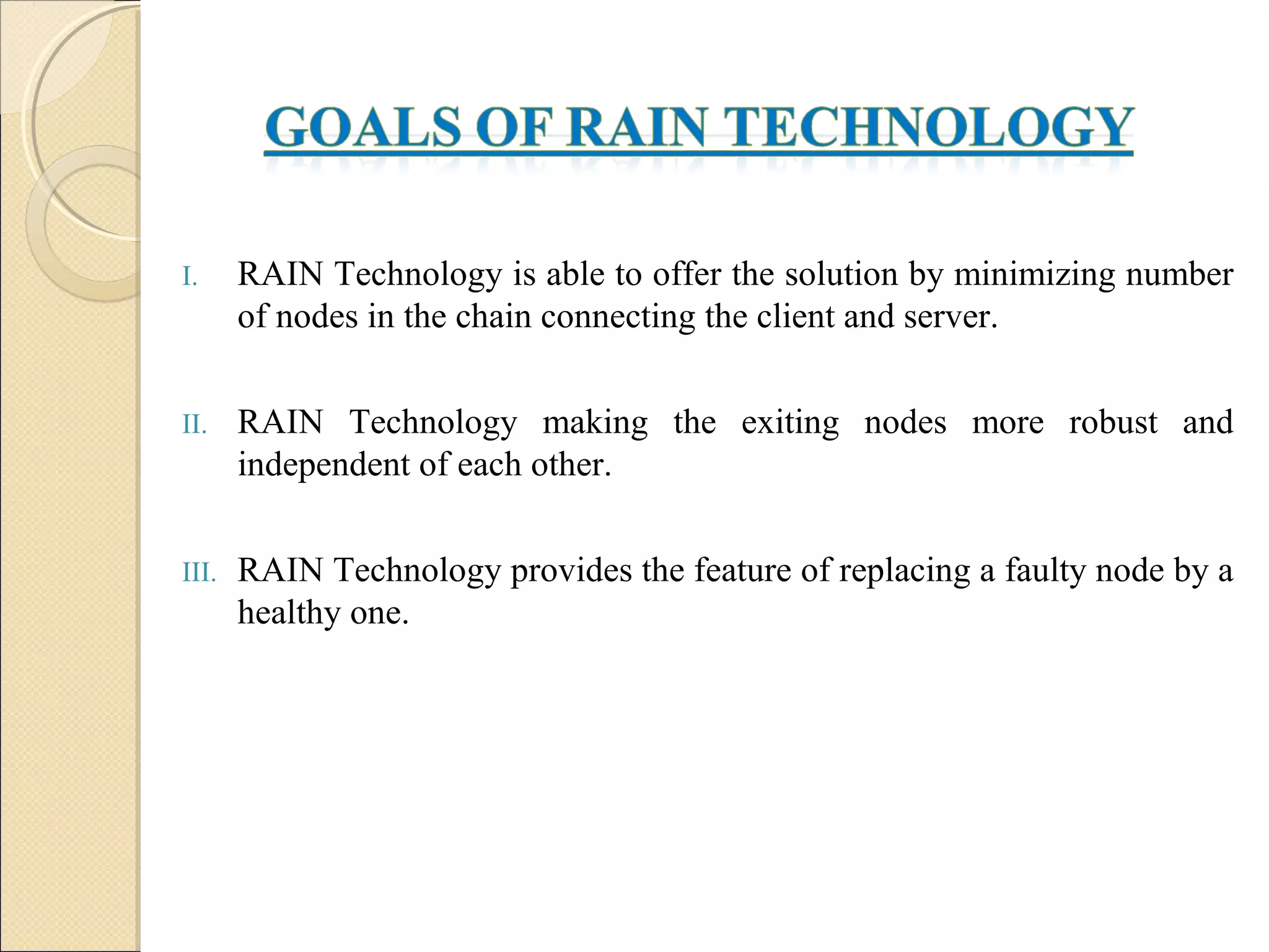 Rain technology | PPT