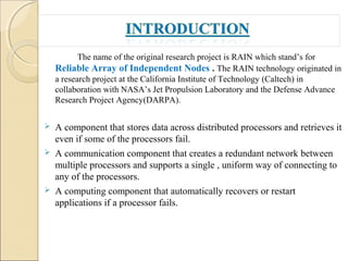Rain technology | PPT