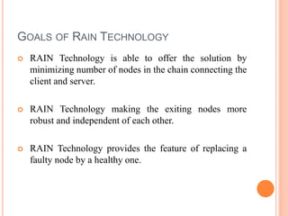Rain technology | PPTX