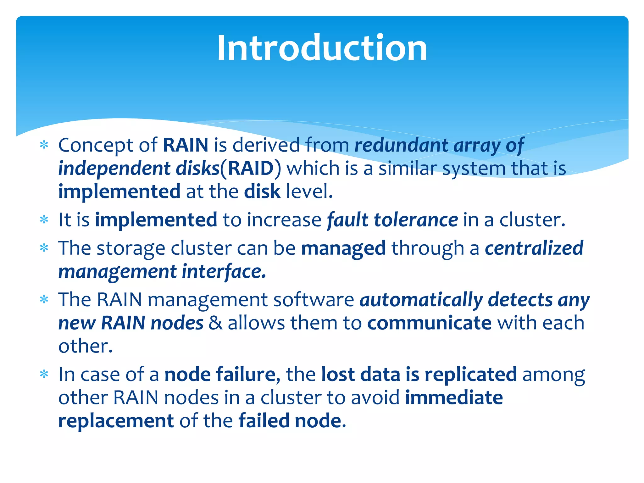 Rain Technology | PPTX
