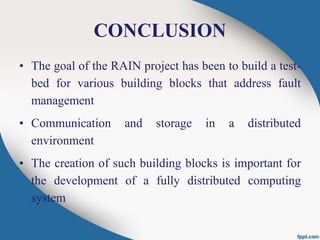 Rain technology ppt | PPTX