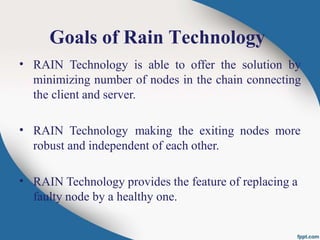 Rain technology ppt | PPTX