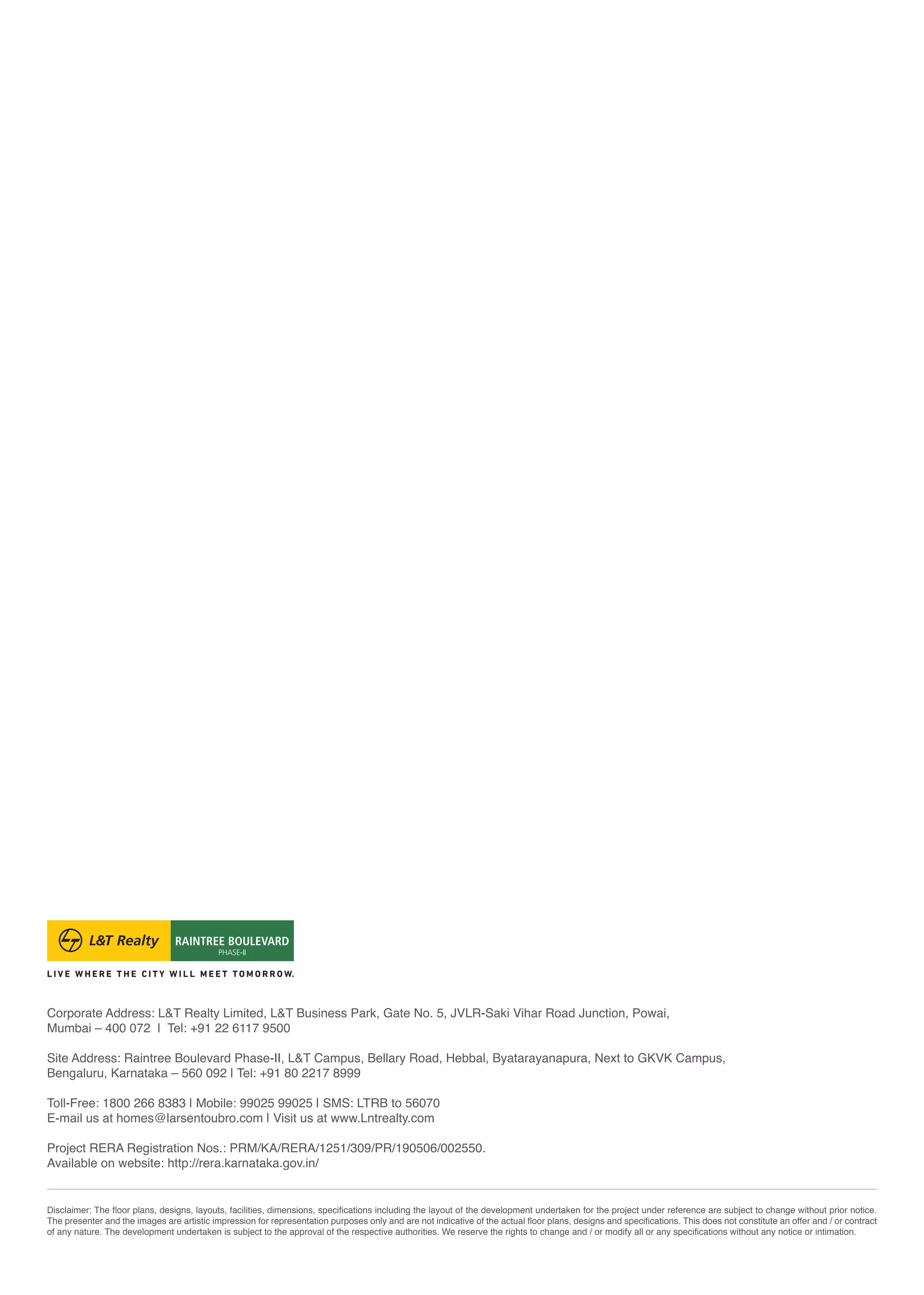 L&T Realty presents Raintree Boulevard Phase2 | PDF