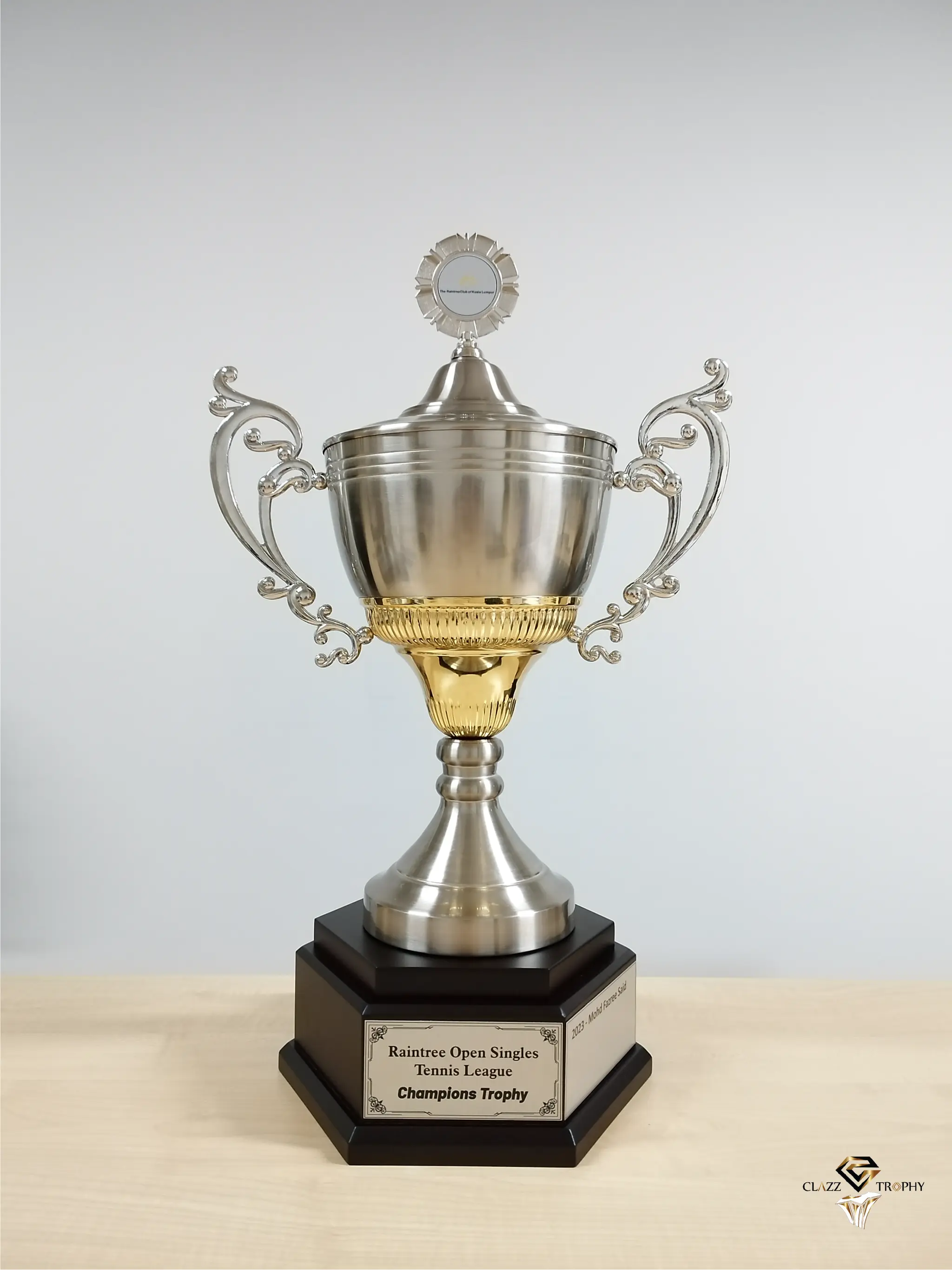 Raintree Tennis Silver Champion Trophy at Clazz Trophy Malaysia | #1 ...