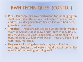 Rain water harvesting | PPT