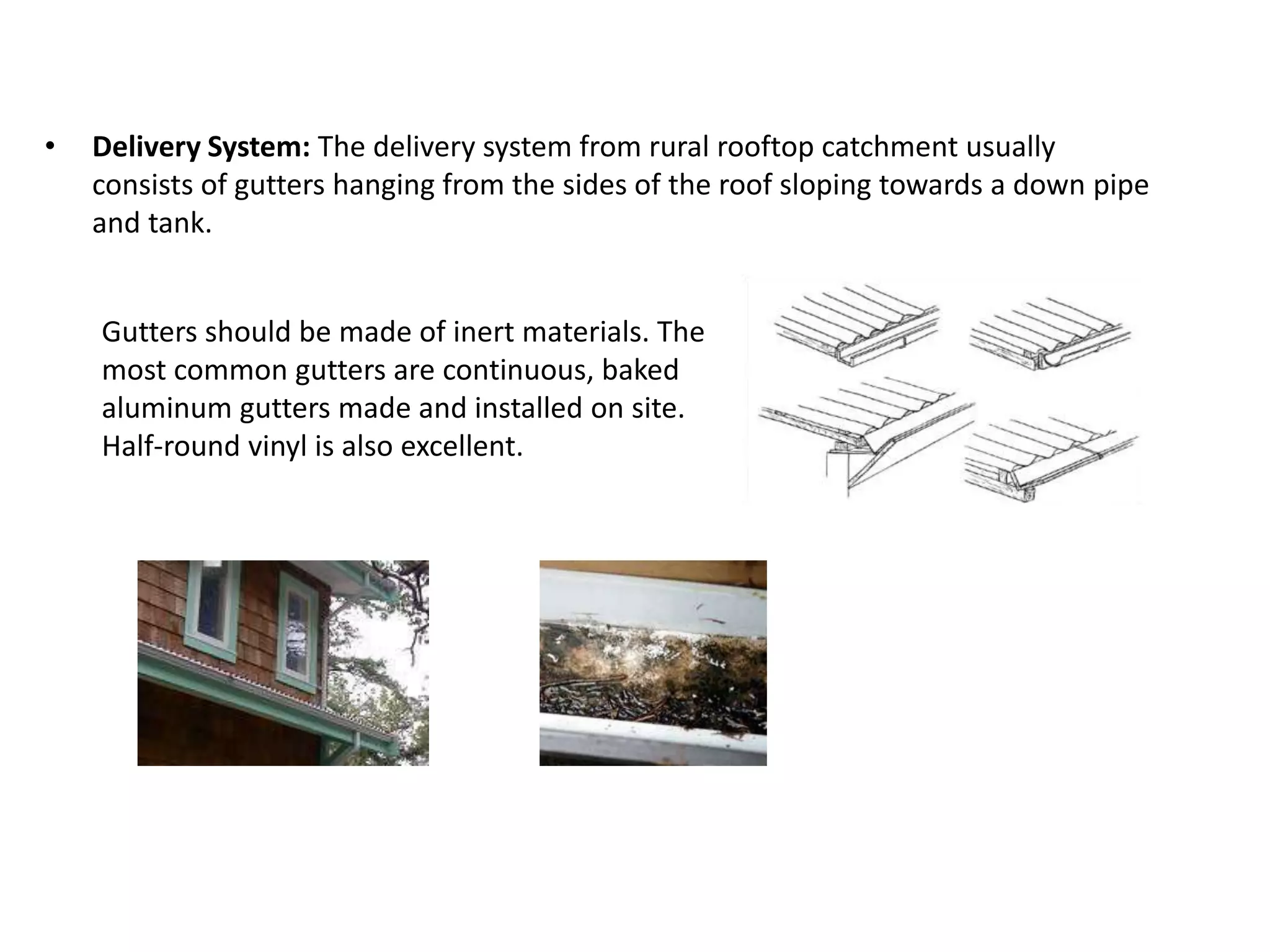 Methods of Rainwater Harvesting, Types of Rural Sanitation and Types of ...